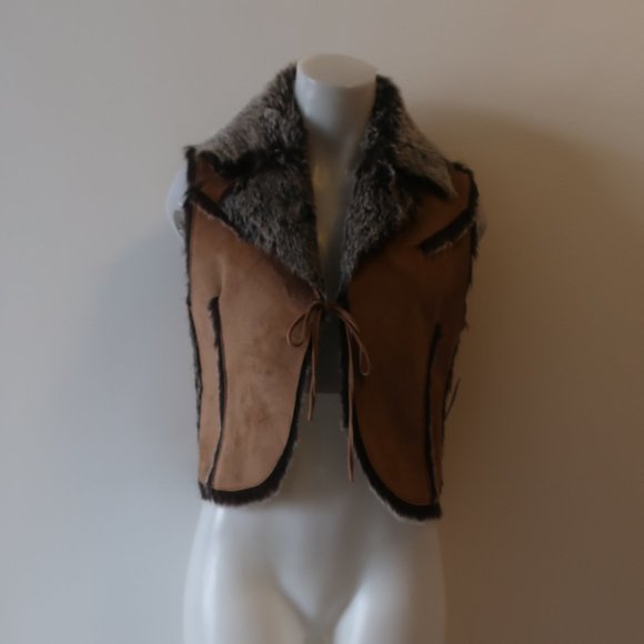 Yoki | Jackets & Coats | Nwt Womens Yoki Brown Faux Fur Vest L | Poshmark